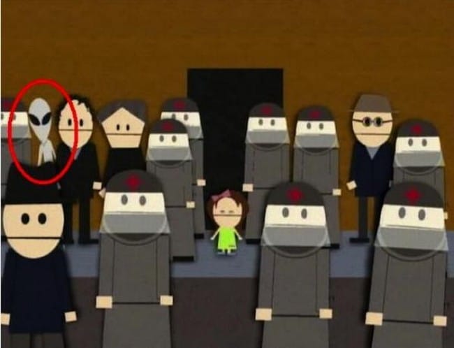 A Gallery of the Secret Alien Forever Hidden in South Park - TVovermind