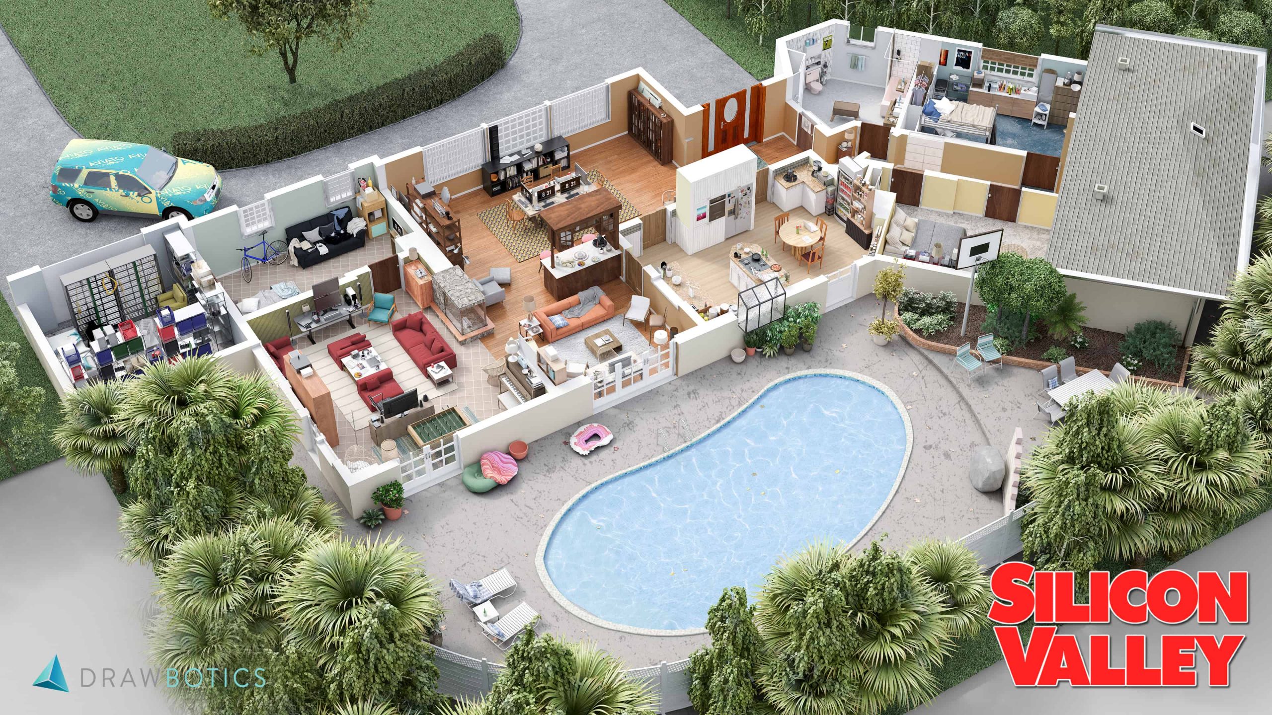 Step Inside Your Favorite TV Shows with These Stunning 3D Models ...
