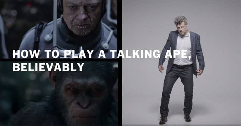 How Andy Serkis Believably Plays a Talking Ape - TVovermind