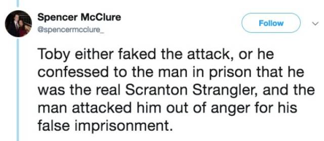 The Very Realistic Dark Conspiracy Theory About Toby From "The Office ...