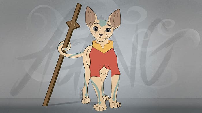 Avatar: The Last Airbender Characters as Cats Fan Art – TVovermind