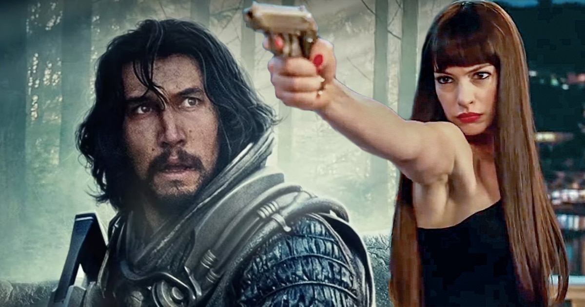 Can Anne Hathaway Really Beat Adam Driver At Dinosaurs - TVovermind